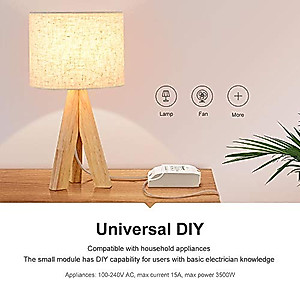 Sonoff TH16 Temperature and Humidity Monitoring WiFi Smart Switch for DIY Smart Home,Compatible with Alexa(16A)