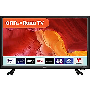 ONN 24-Inch Class HD (720P) LED Smart TV Compatible with Netflix, Disney+, YouTube and Google Assistant + Wall Mount Included (No Stands) 100012590 (Renewed)