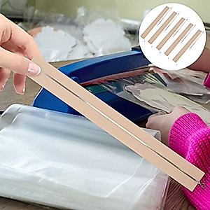 Heat Sealer Strips Sealer Replacement Element Grip 5 Pcs Heat Seal Strips Replacement Elements Impulse Sealer Heating Strips 200mm Machine Machine Heating Strip for Sealer