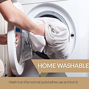 Carressa Linen Pure Cotton, Luxury Queen Size Soft White Blanket Herringbone Pattern, Lightweight, Soft & Cozy Premium Fall Throw Blanket for All Seasons, 350GSM & 90X92 with Free Cotton Pouch