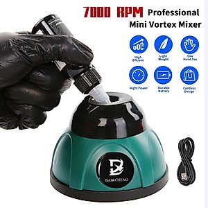 DX BAI&CHENG 7000rpm Lab Vortex Shakers for Paints, Paint Mixer for Ink, Paint Shaker, Ink Shaker, USB Powered ，mini vortex mixer ，vortex shaker vortex paint mixer，mini paint mixer paint shaker