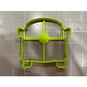 Van/Bus front view Outline Cookie cutter (4 inches)