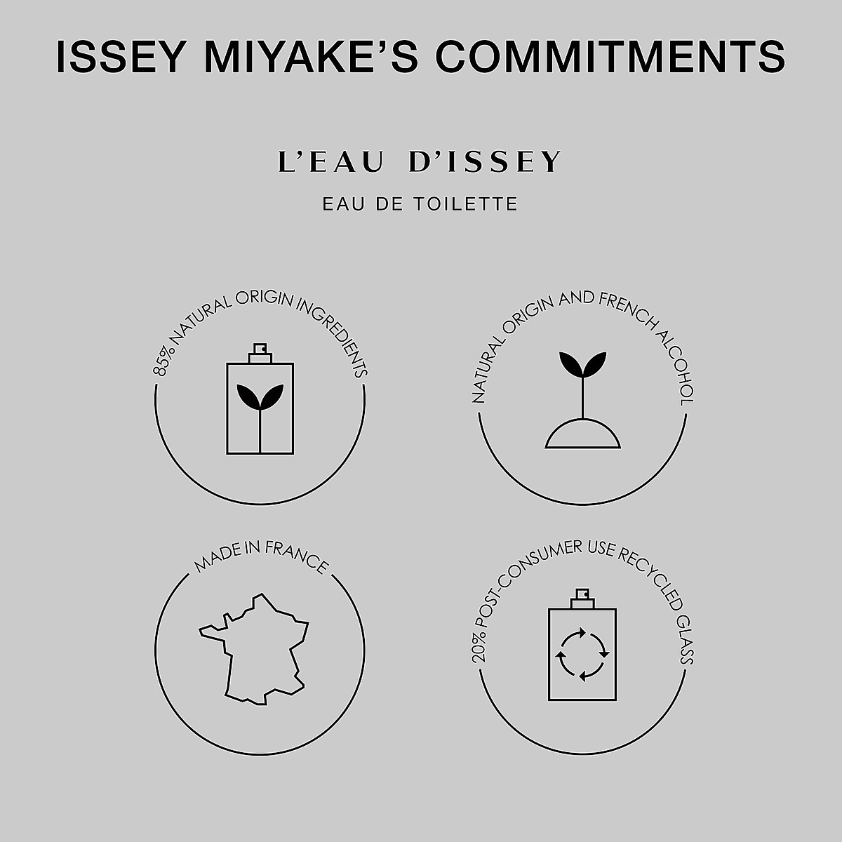Issey Miyake L'eau D'issey Fragrance for Women, EDT Perfume, Eau De Toilette Spray, 3.3 oz
