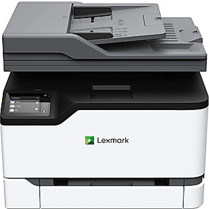 Lexmark MC3224adwe Color Multifunction Laser Printer with Print, Copy, Fax, Scan and Wireless capabilities, Two-Sided Printing with Full-Spectrum Security and Prints Up To 24 ppm (40N9050)