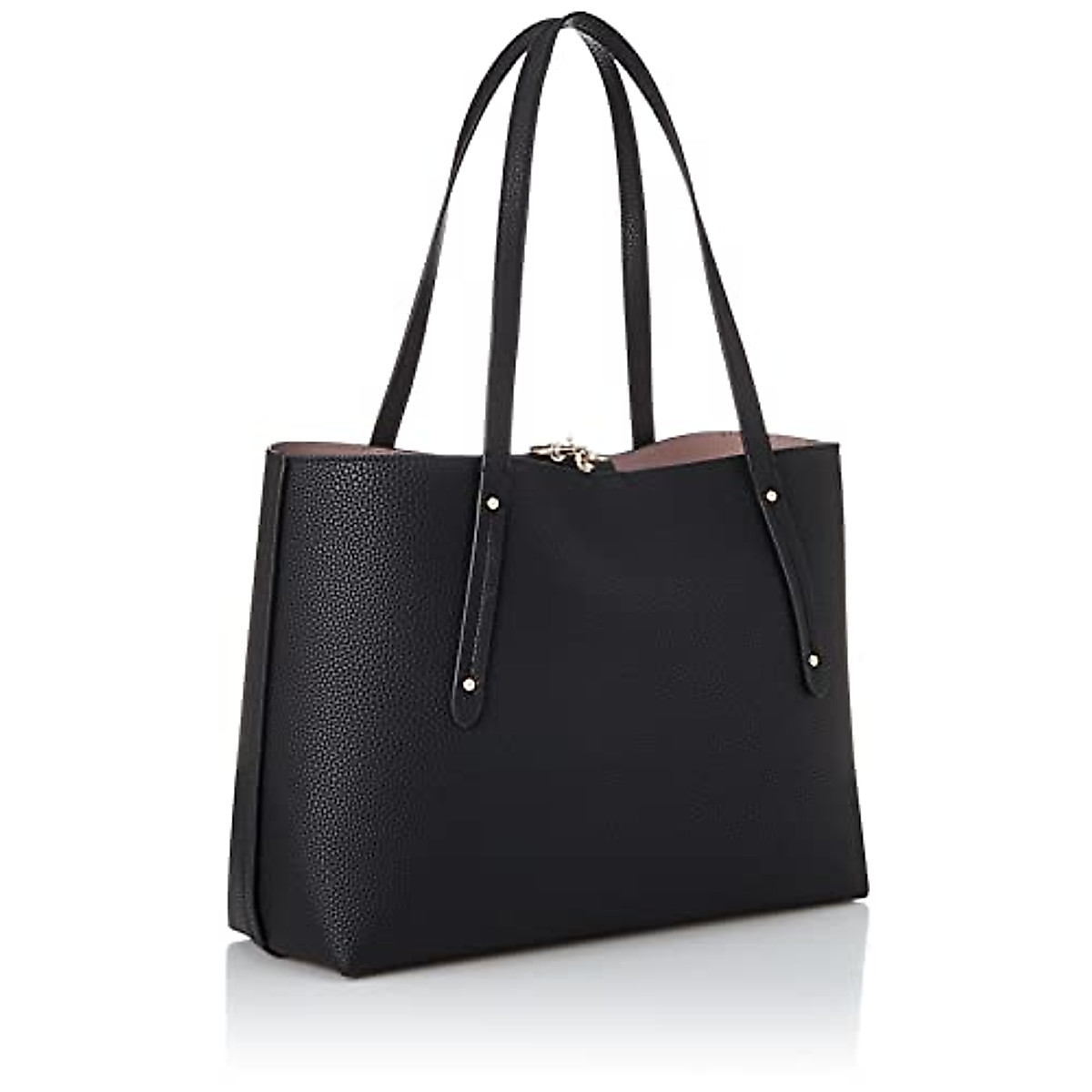 GUESS Womens Eco Brenton Tote Shoulder Bag, Black, One Size US