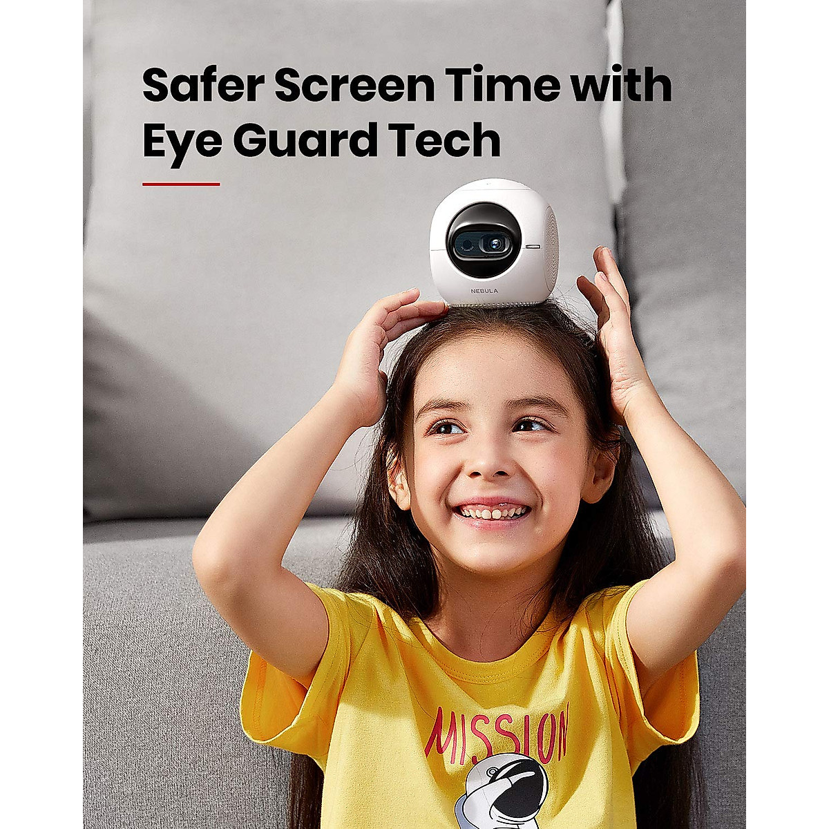 Anker Nebula Astro Mini Portable Projector, Kids Pocket Cinema, Mini Projector, Parental Controls, Customizable UI, Android 7.1, 2.5-Hour Battery Life, Portable Design Pocket Projector (Renewed)