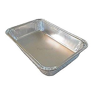 D&W Fiine Pack Wilkinson D96 Small 12 oz. Oblong Smooth-Wall Casserole Aluminum Foil Pan 50/Pk (pack of 50)
