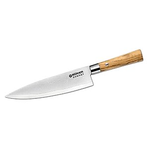 Boker Damascus Olive Wood Chef's Knife