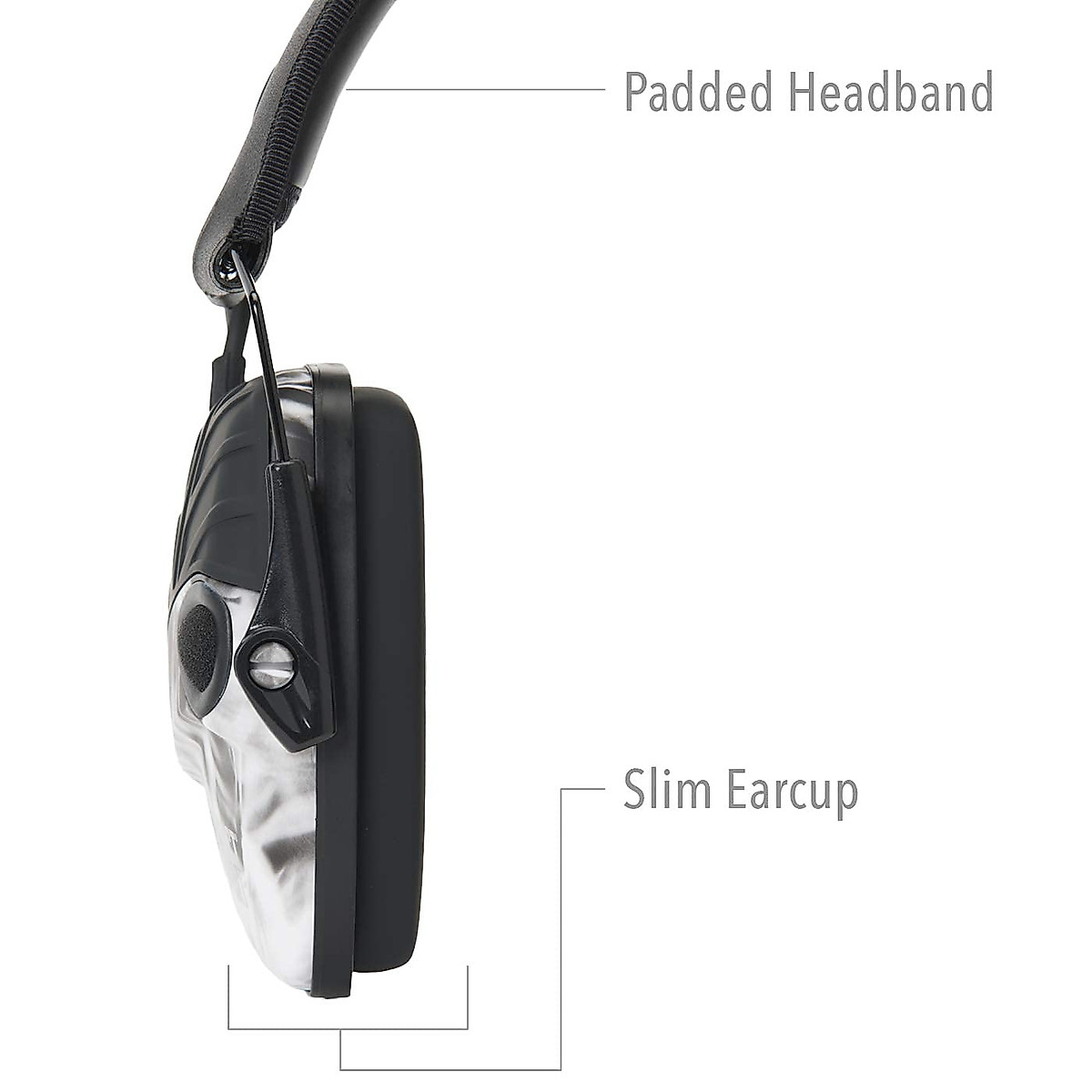 Howard Leight by Honeywell Genesis Sharp-Shooter Shooting Glasses, Clear Lens (R-03570) R-02531 by Honeywell Impact Sport Sound Amplification Electronic Shooting Earmuff, Smoke