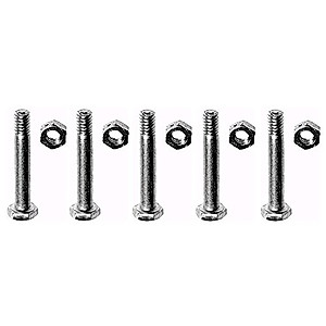 The ROP Shop (5) Shear PINS & Bolts for John Deere AM123342 Stiga 1812-9005-01 Snow Blowers