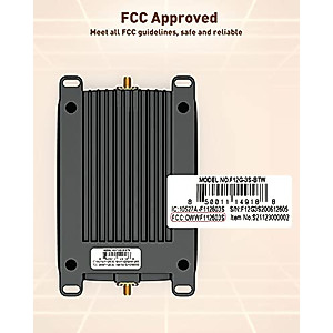 HiBoost Mini Cell Signal Booster for Verizon, AT&T, T-Mobile| Up to 1500 Sq Ft/One Room| High Power Outdoor Receiving Antenna| 5G/4G/3G LTE| Band 5, 12/17, 13|App Service + Install| FCC Approved