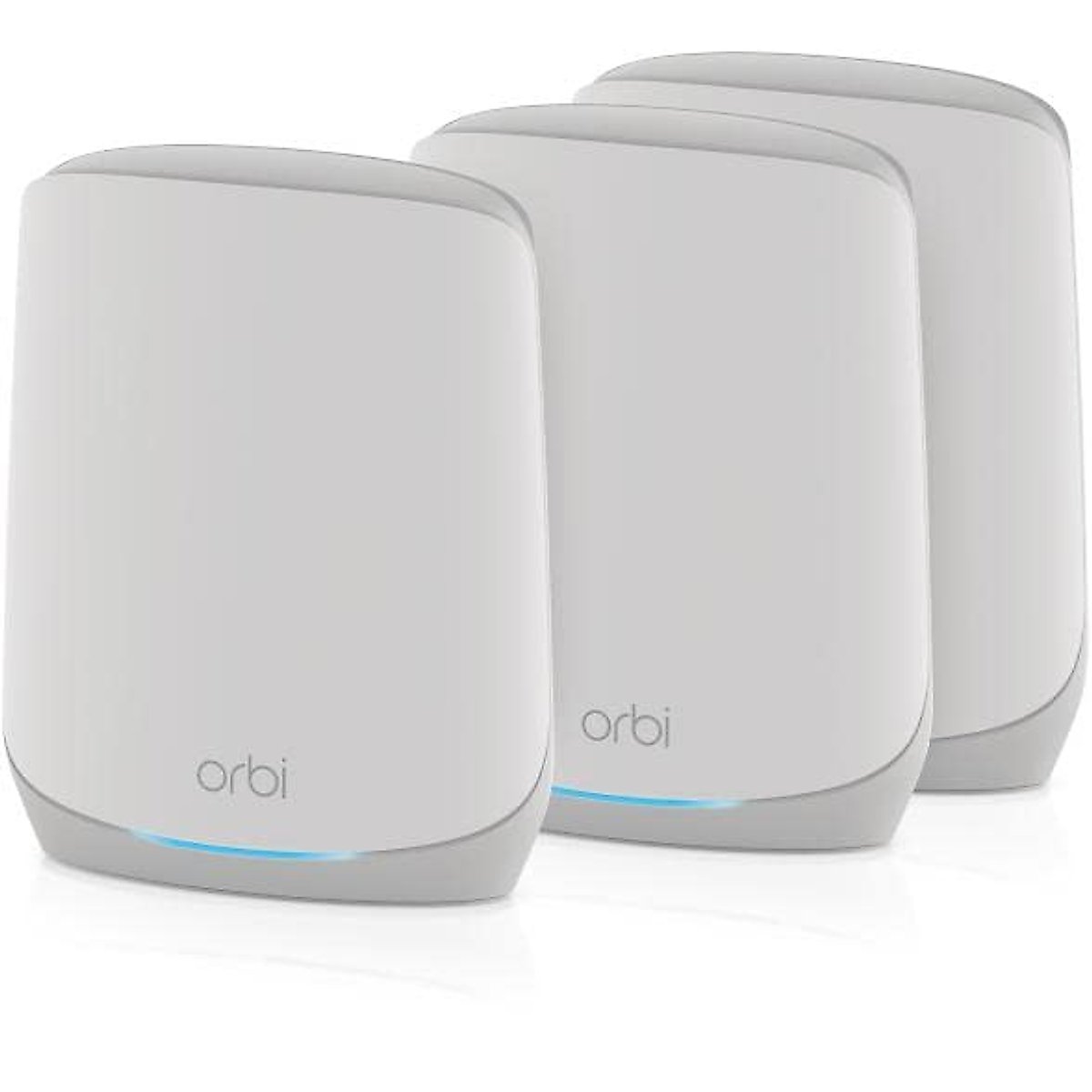 NETGEAR Orbi Tri-Band Wi-Fi 6 Mesh System RBK763S Router with 2 Satellite Extenders (Coverage up to 7,500 sq. ft, 75 Devices, AX5400 Up to 5.4Gbps)