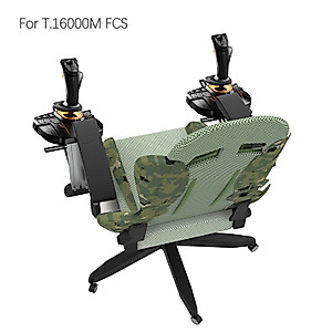 EG STARTS 2 Set Chair Mount for Flight Sim Game Joystick, Throttle & Hotas Systems Compatible with Logitech G X56, X52, X52 Pro, Thrustmaster T-Flight Hotas, TCA, T.16000M