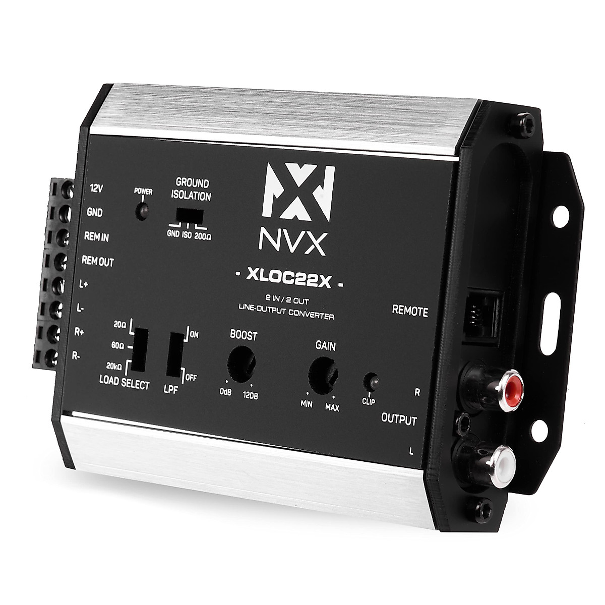 NVX XLOC22X 2 inputs / 2 outputs High Voltage Active Line Output Converter with Impedance Matching