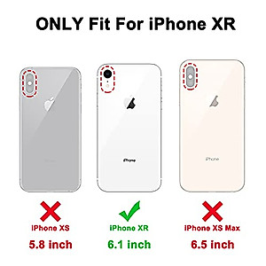 DT Series Case, Built with Screen Protector, Lightweight and Stylish Full Body Shockproof Protective Rugged TPU Case for Apple iPhone XR 6.1inch（Marble）