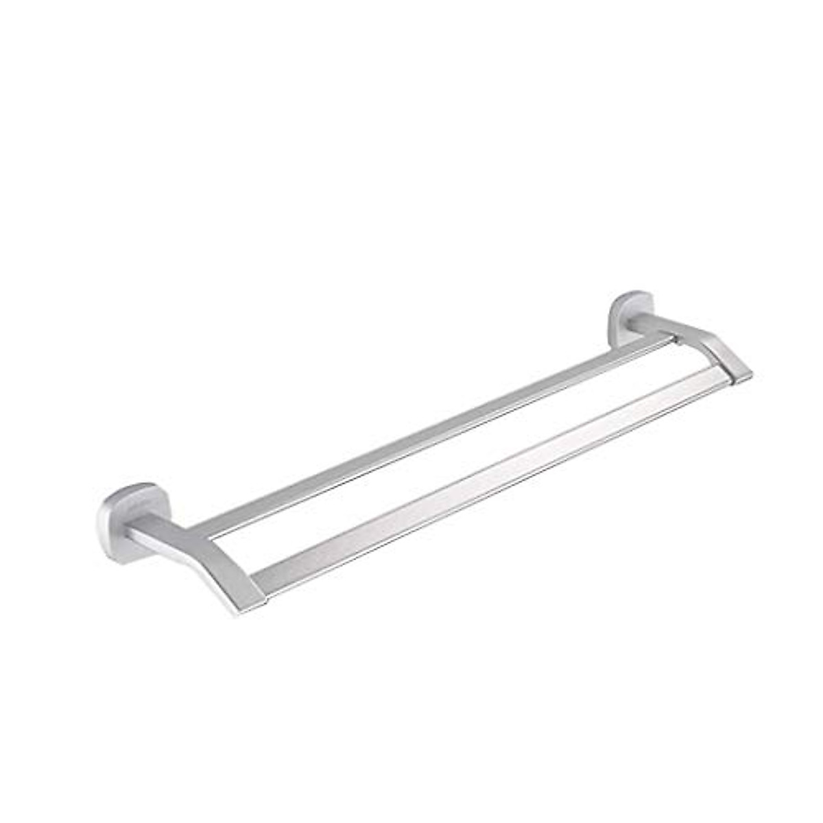 JJZXD Space Aluminum Frame Bathroom Rack Wall Hanging Towel Rack Hook Towel Rack Toilet Rack