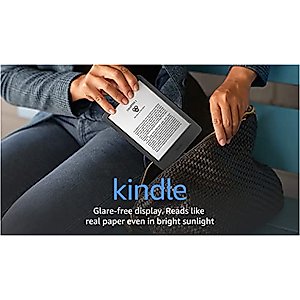 All-new Kindle (2022 release) – The lightest and most compact Kindle, now with a 6” 300 ppi high-resolution display, and 2x the storage - Black