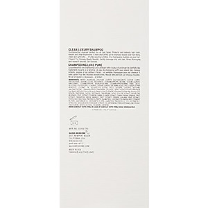 Clean Luxury Travel Shampoo by GLOSS MODERNE - 5 Pack - Hair Treatment for Damaged and Dry Hair with Notes of Mediterranean Almond and Coconut Accented with Cognac - For Soft and Shiny Hair