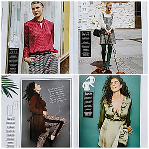 Vol.10/2022 Burda Style Magazine in Ukrainian Sewing Patterns Templates Ukraine Fashion Clothes Dress Blouse Coat Skirt Pants Women 34-44 Size Plus XL 44-52 Kids 122-146 Журнал Бурда Українською