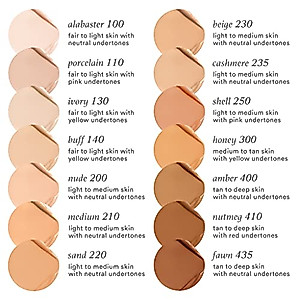 Julep Cushion Complexion Multitasking Skin Perfecter - 100 Alabaster - Concealer, Foundation, Brightener, Contour Stick - Infused with Turmeric - Buildable Medium-to-Full Coverage - Natural Finish