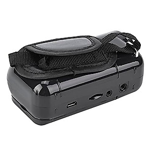 Portable Child DV Camera, 16X Digital Zoom, HD Camera, Support Memory Card, Children's Toys with TFT LCD Sceen (Black)