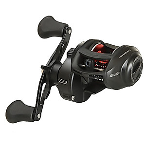 baitcasting Reel,HUIOP Ultra Smooth 17 + 1 BB Baitcasting Fishing Reel Baitcaster 8kg Max Drag 8.0:1 Gear Ratio Magnet Braking System