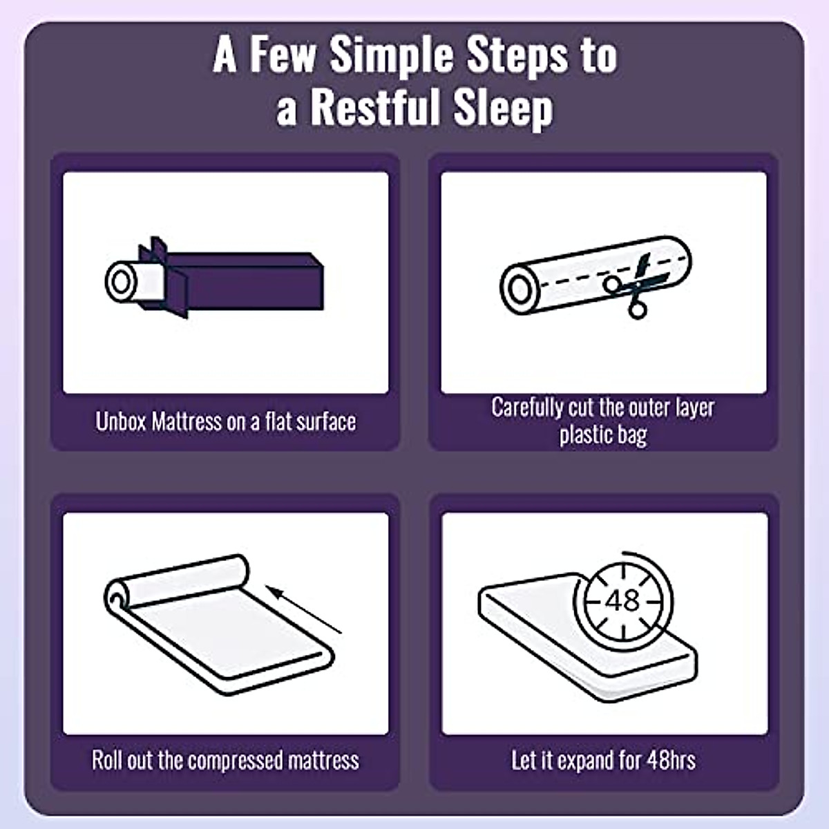 PayLessHere 6 Inch Gel Memory Foam Mattress Twin Size Mattress Bamboo Charcoal Infused Mattress in a Box Medium-Firm Temperature Regulation CertiPUR-US Certified,Fiberglass Free,White