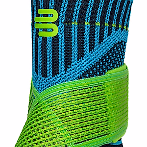 Bauerfeind Sports Ankle Support - Breathable Compression (Black, Small/Left)