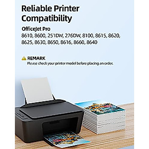 950XL 951XL Ink Cartridges Combo Pack,High-Yield,4 Pack,Replacement for HP 950 951 XL 951XL Ink Cartridges for HP OfficeJet Pro 8600, 8610 8620 Printer for HP 951 Ink Cartridges Combo Pack