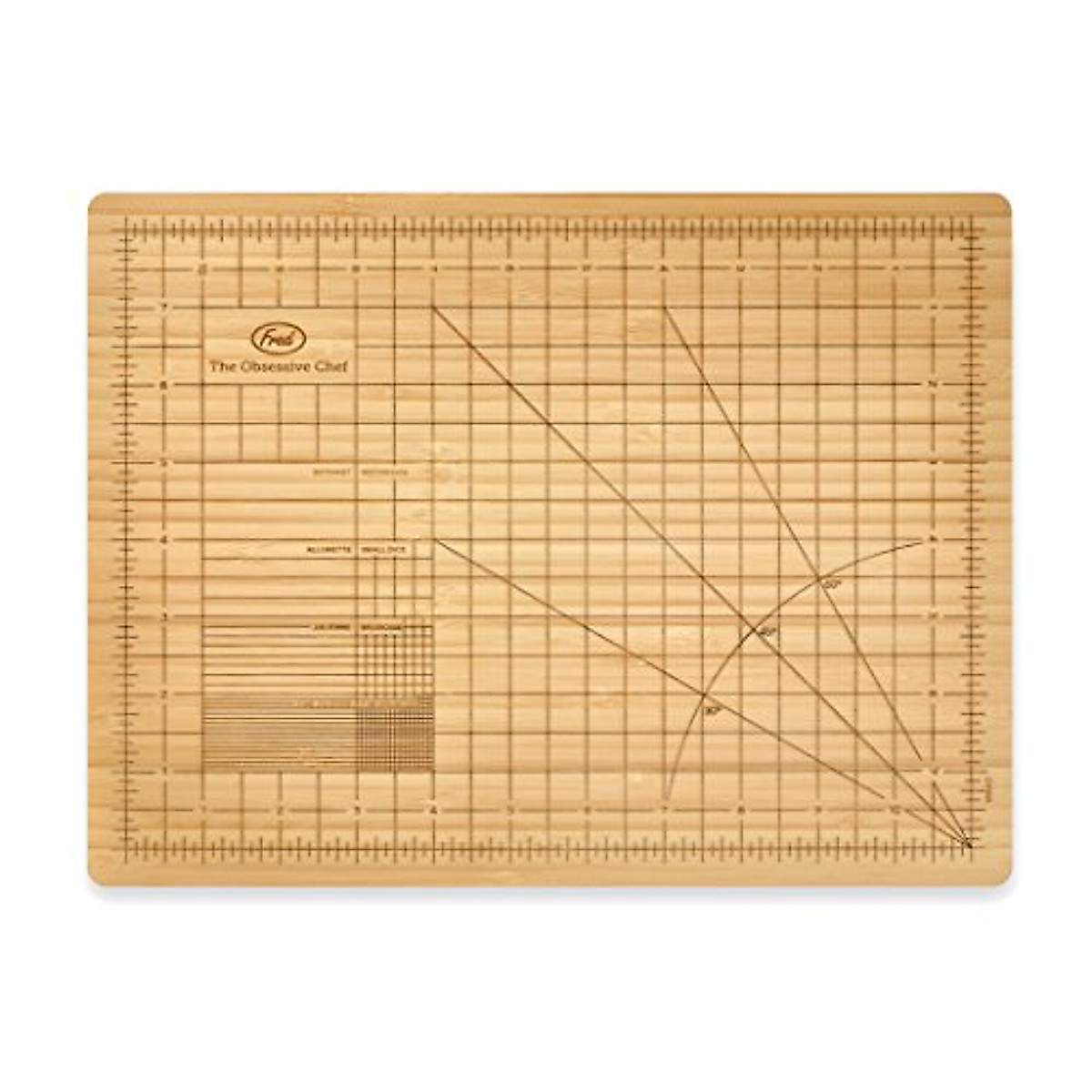 Genuine Fred The Obsessive Chef Bamboo Cutting Board