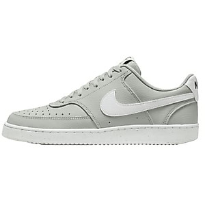 Nike Mens Court Vision Low Basketball Shoes (1) Grey/White, 12