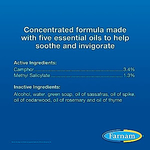 Farnam Vetrolin Horse Liniment for Muscle Soreness, Stiffness and Inflammation Relief on Horses, Helps Reduce Swelling, Aids in Pain Relief, 32 Oz.