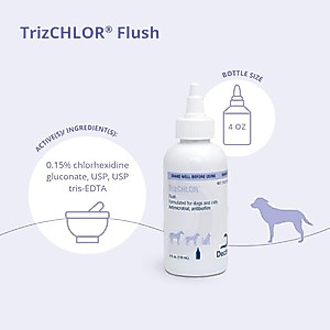 TrizCHLOR Flush for Dogs, Cats and Horses, 4 oz