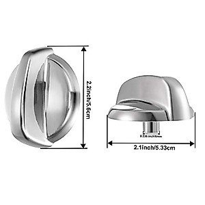 WB03T10325 Knobs Burner Control Knobs Compatible with General Electric GE Range Cooktop Knob 2691864 PS3510510 (6 Packs)