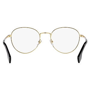 Versace VE 1279 1002 Gold Metal Round Eyeglasses 53mm