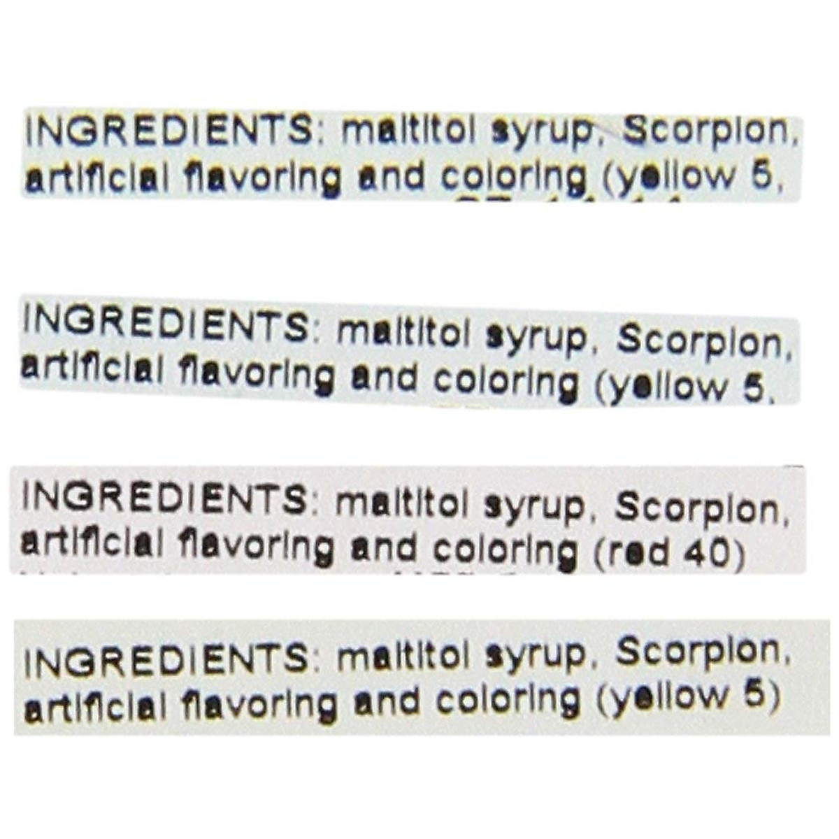 scorpion suckers (set of 4) (Premium pack)