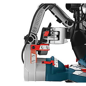 BOSCH CM10GD Compact Miter Saw - 15 Amp Corded 10 In. Dual-Bevel Sliding Glide Miter Saw with 60-Tooth Carbide Saw Blade