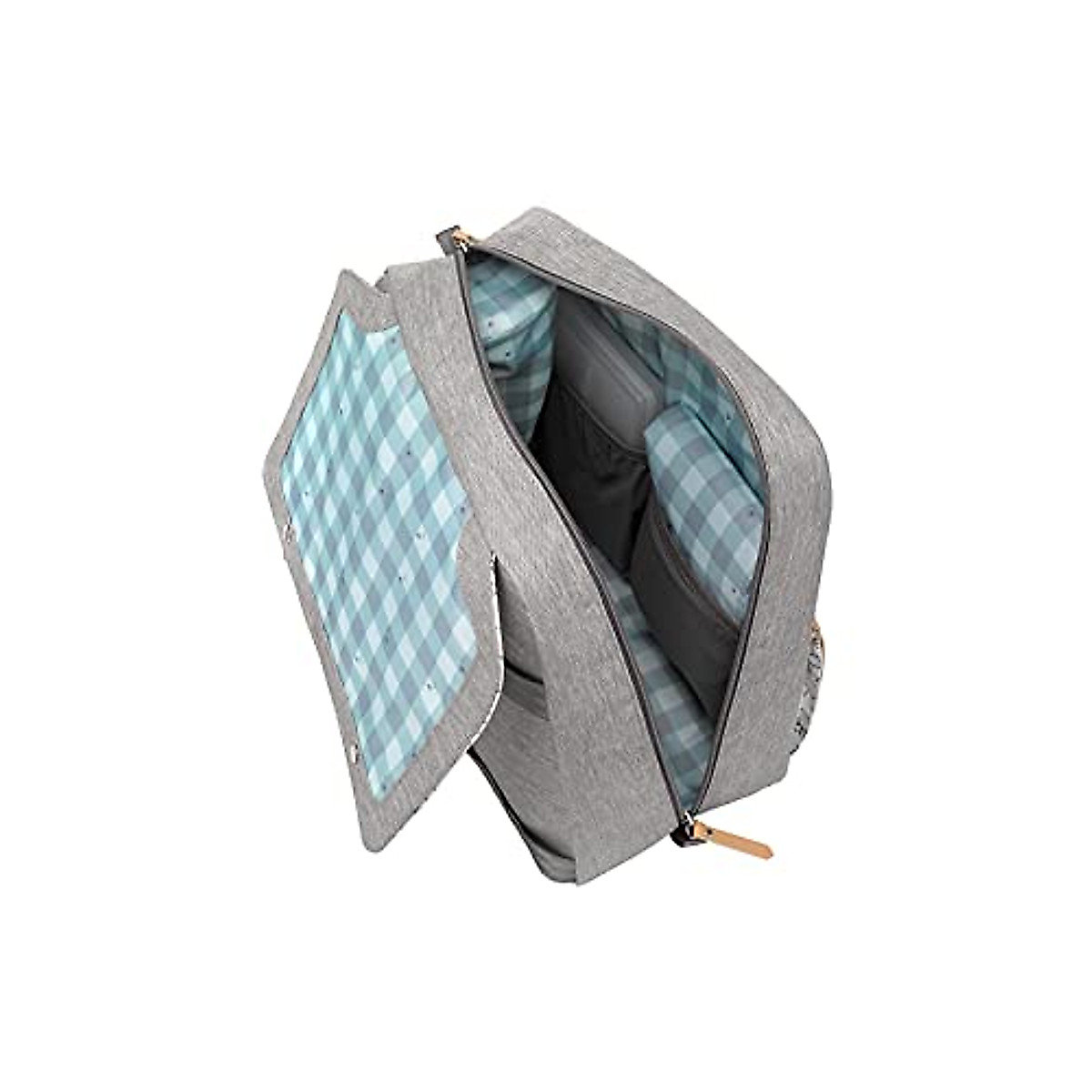 Petunia Pickle Bottom Meta Backpack, Diaper Bag for Parents, Stylish Organizer, Spacious and Sleek, On-The-Go Moms and Dads, Disney's Playful Pooh