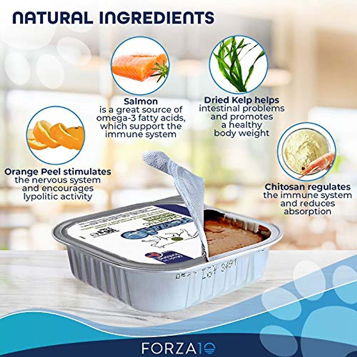 Forza10 Wet Diabetic Cat Food for Diabetic Support and Control, Fish Flavor Canned Cat Food Wet, for Adult Cats with Diabetes, 3.5 Ounce Cans, 32 Pack Case