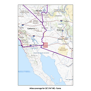 32°114° NE - Yuma, Arizona Backcountry Atlas (Topo)