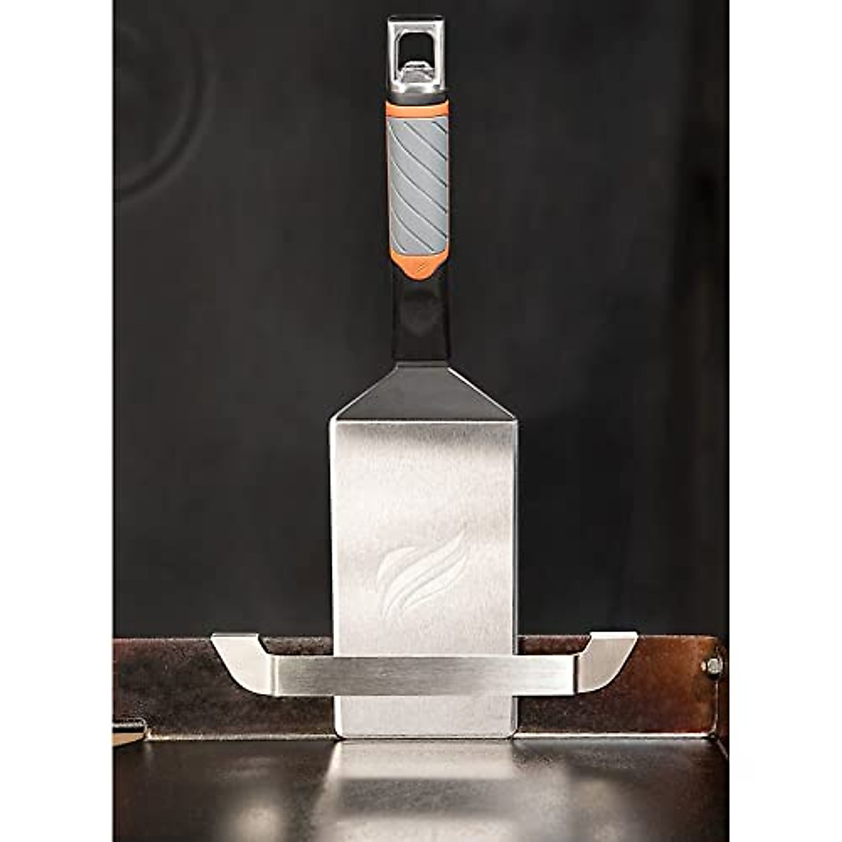 2 Pack Stainless Steel Griddle Spatula Holder, Grill Barbecue Tool Rack, Griddle Accessories for Grilling Utensils Scrapers Charcoal Grills，Compatible with Blackstone Camp Chef Royal Gourmet