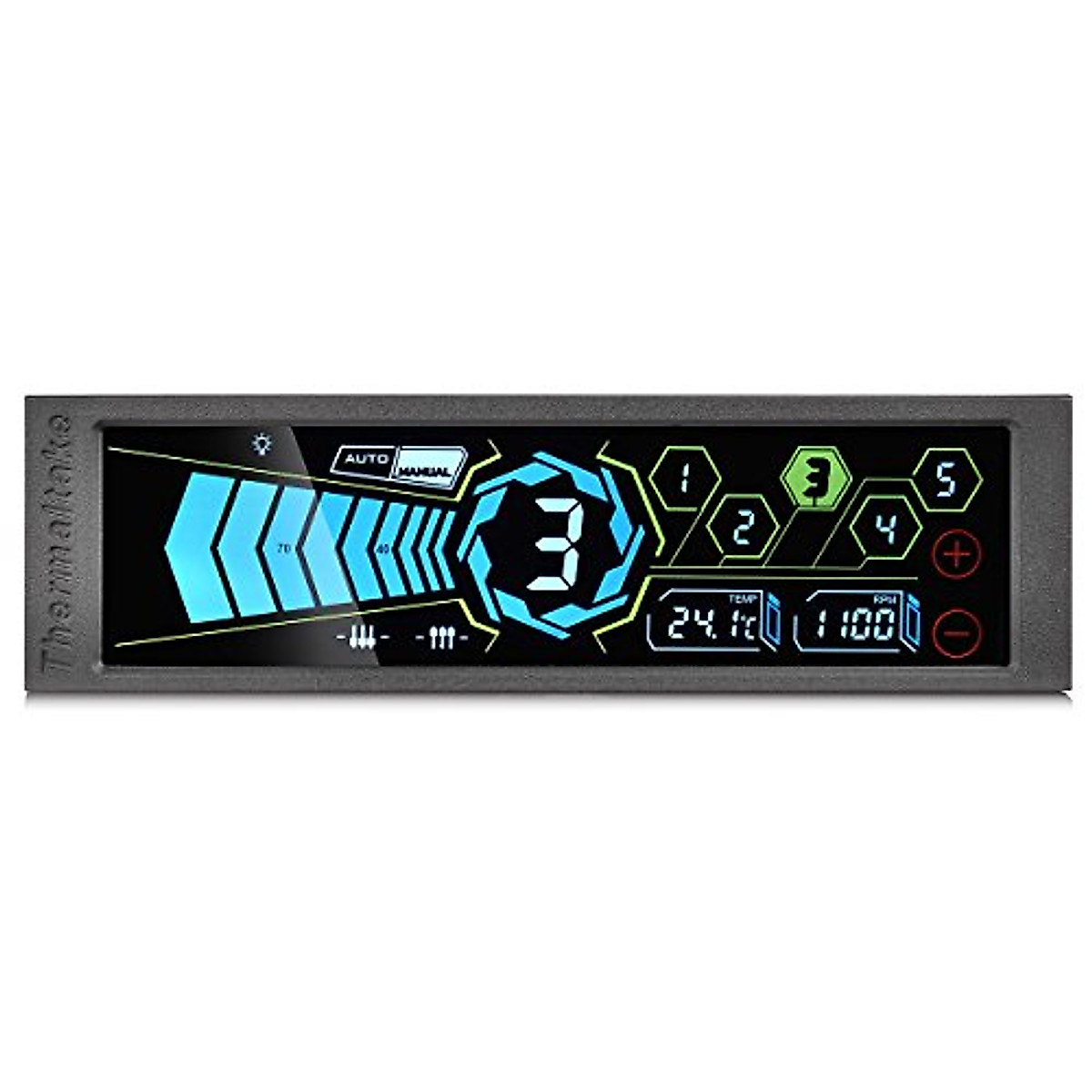Thermaltake Commander FT Touch Screen 5 Channel Single 5.25" Bay Cooling Fan Controller AC-010-B51NAN-A1