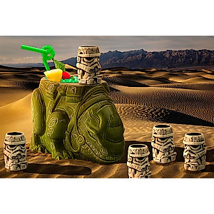Geeki Tikis Star Wars Dewback 74 Ounce Punch Bowl Set