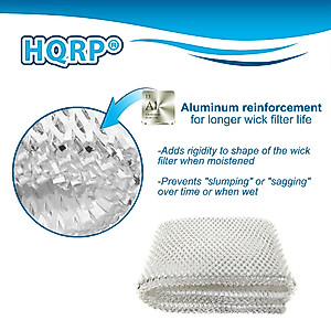 HQRP Humidifier Wick Filter Compatible with Kenmore 14906 EF1 EF-1, Emerson MoistAir MAF1 MAF-1 Console Style Evaporative Air Humidifiers, Replacement 42-14906 32-14906