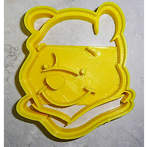 WINNIE THE POOH FACE CARTOON BOOK CHARACTER DETAILED COOKIE CUTTER MADE IN THE USA PR455