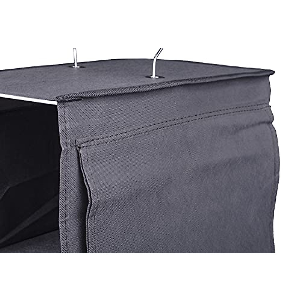 WOWCASE Hanging Purse Handbag Organizer Wardrobe Closet Organizer Nonwoven 10 Pockets Hanging Closet Storage Bag (Grey)