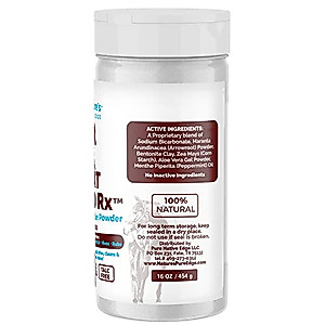 Coat Guard Rx™ Large 16 oz. Daily Preventative Powder for Horses - Coat and Skin Treatment & Dry Shampoo for Horses.