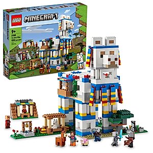 LEGO Minecraft The Llama Village Farm House Toy Building Set 21188, Minecraft Gift Idea for Kids, Boys, Girls Age 9+ Years Old, Create a Minecraft Village with 6 Customizable Buildings and Minifigures