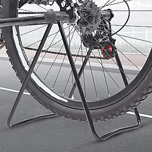 Bicycle Stand, Thin Wall Steel Foldable Bicycle Stand Tube Bike Kickstand Support U Shape Repair Stand, for Mountain Bike Cycling Foot Rack Parking Frame Bracket Equipment