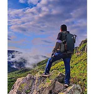 Shanyk 40L Hiking & Camping Travel Backpack | Water-resistant Lightweight Outdoor Daypack for Men & Women